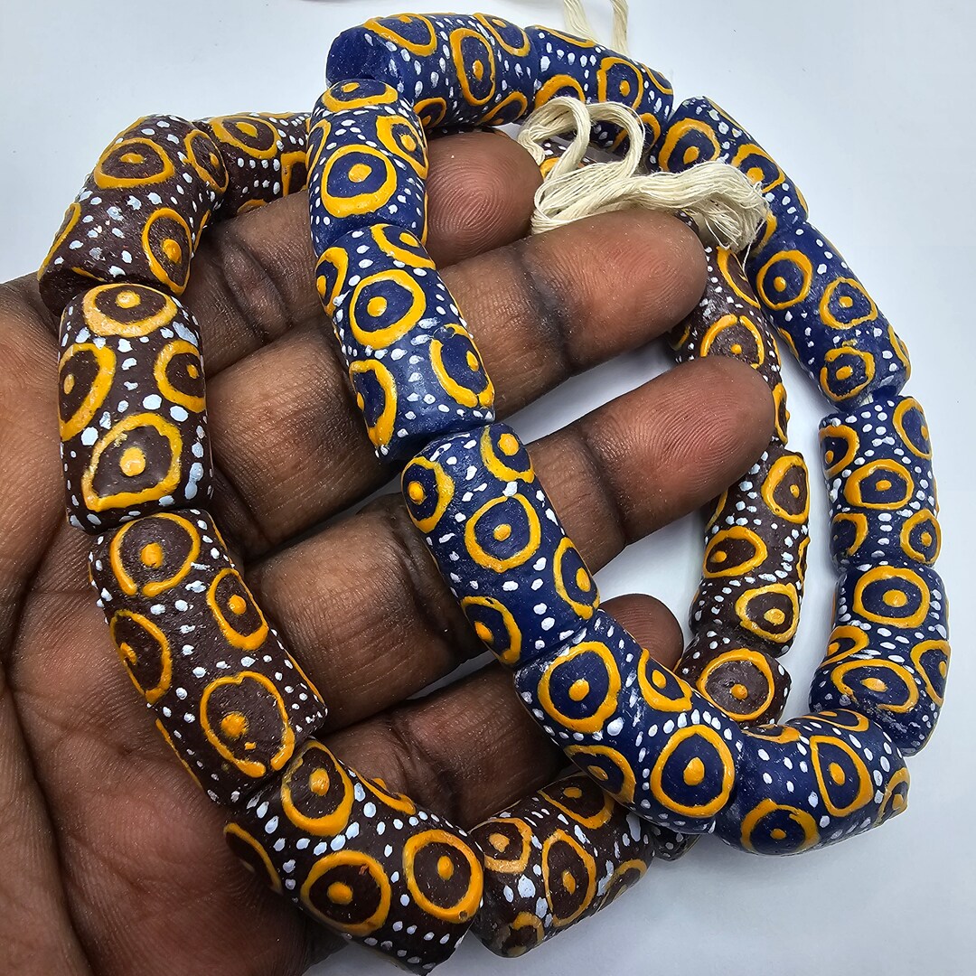 10 Handmade African Beads - Etsy