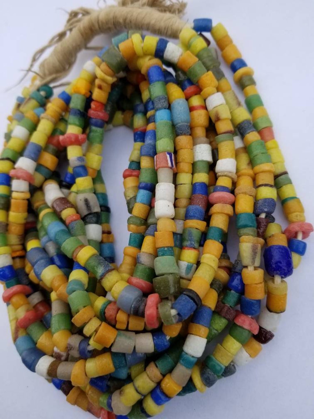 170+ Sandcast Glass Beads, Jewelry Making Supplies, Ghana Made - Etsy