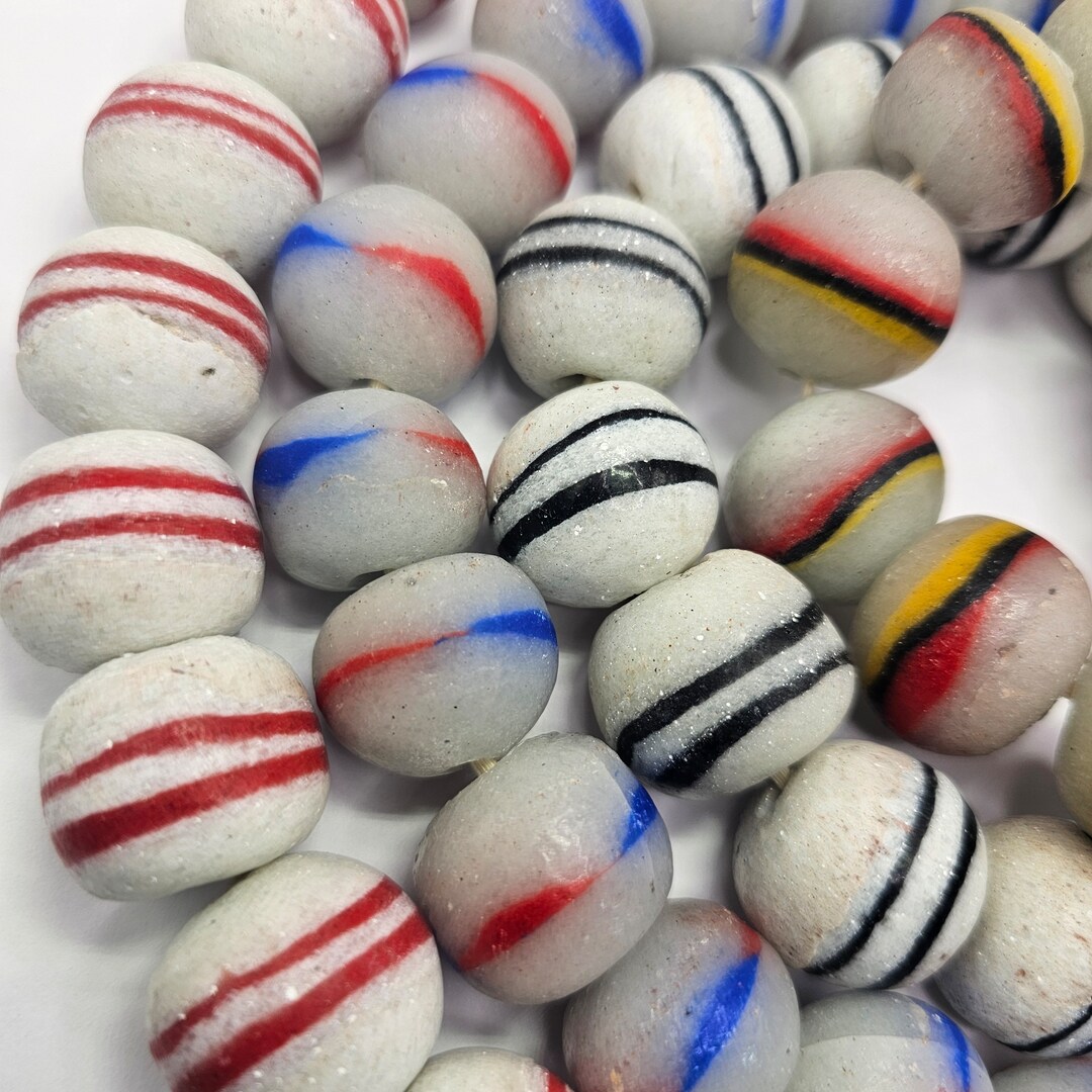 Frosted White African Balls - Etsy