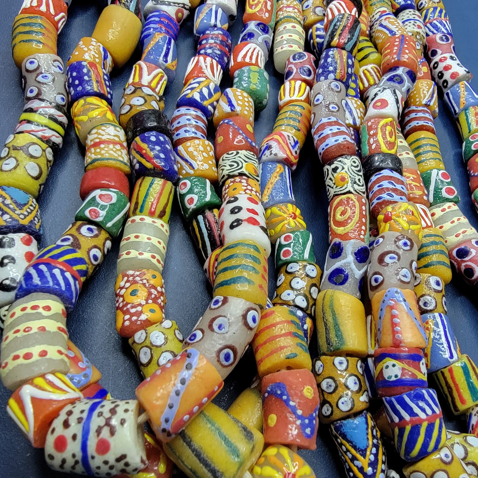 60 Pieces African Beads, Handmade Jewelry Beads - Etsy