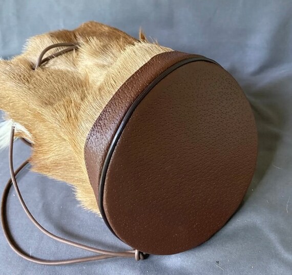 Deer Skin Handmade Pouch w/ Draw String - Gem