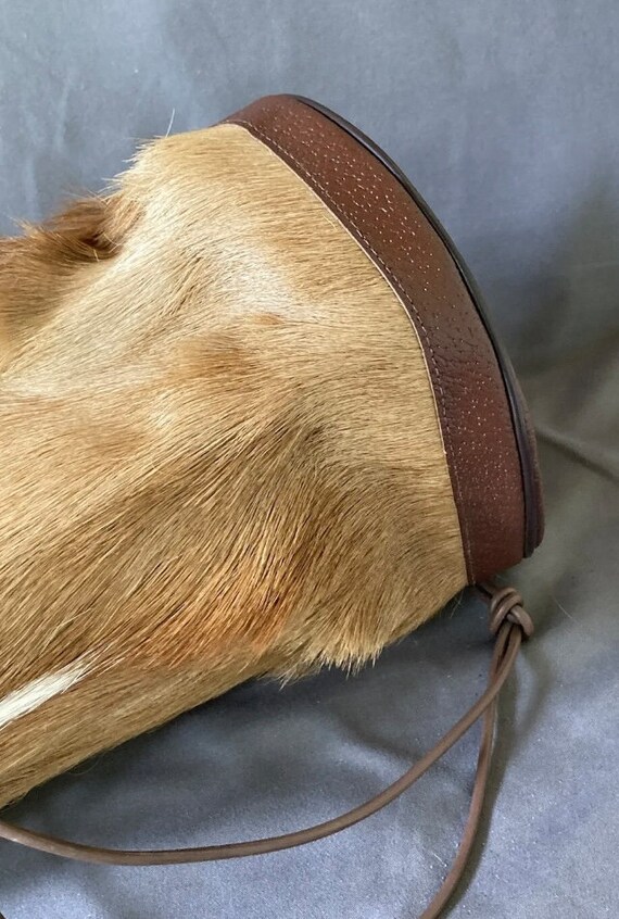 Deer Skin Handmade Pouch w/ Draw String - Gem