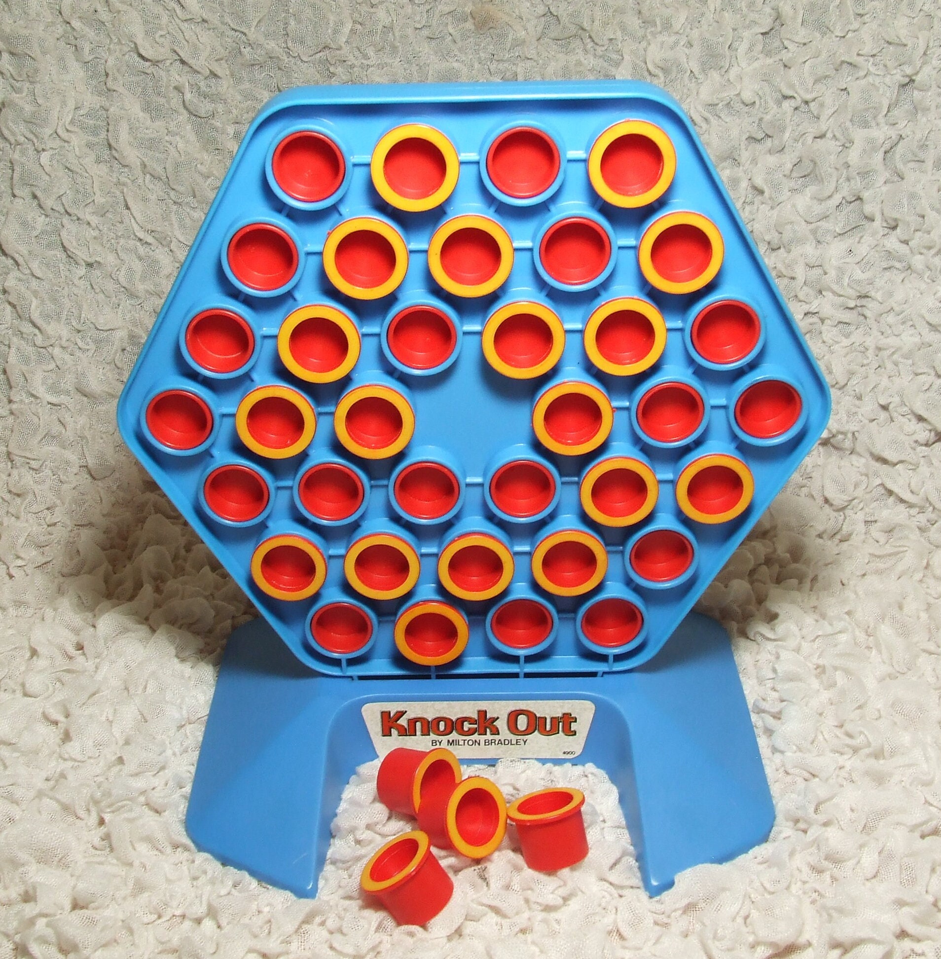 Vintage 1978 Knockout Game by Milton Bradley 100% Complete Excellent ...