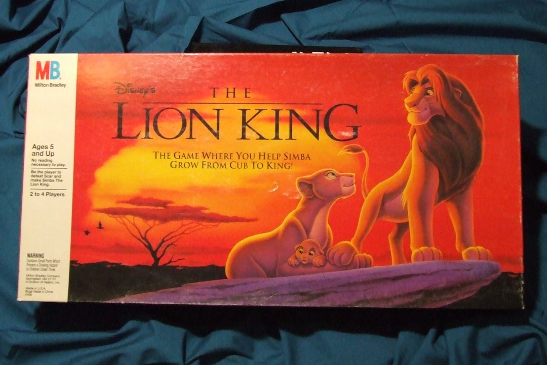 Vintage 1993 Disney's the Lion King Board Game by Milton Bradley ...