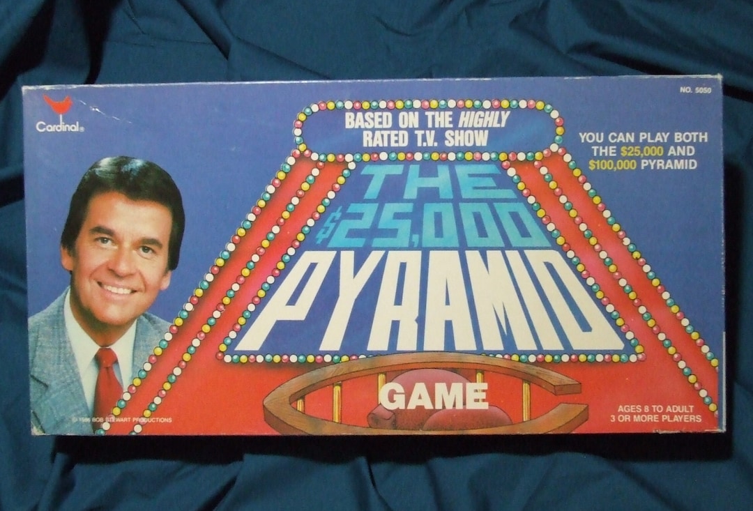 Vintage 1986 the 25,000 Pyramid Board Game by Cardinal 100% Complete ...