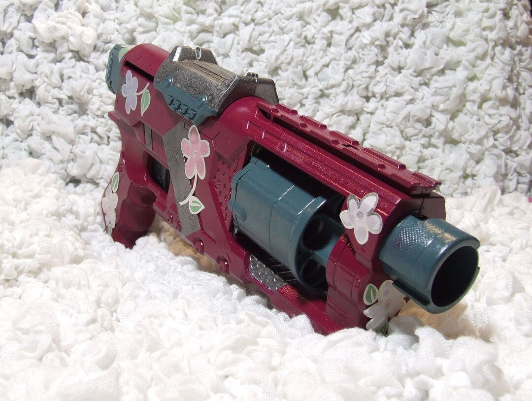 Custom Nerf Spectre Rev-5 Hand-painted Sequined Blaster Gun ...