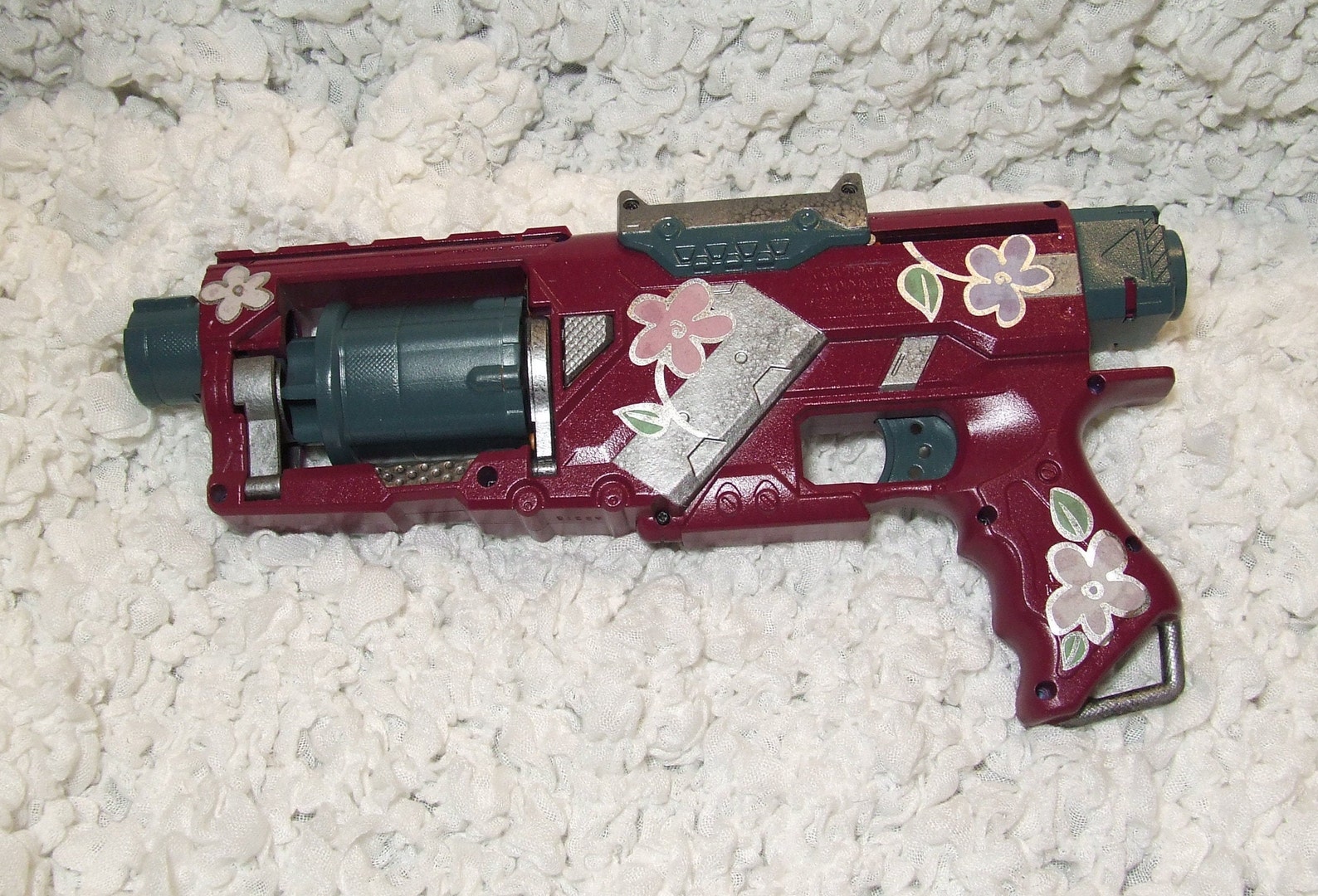Custom Nerf Spectre Rev-5 Hand-painted Sequined Blaster Gun ...