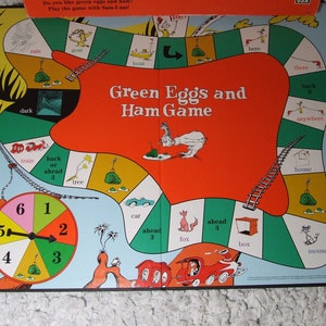 Vintage 1996 Green Eggs and Ham Board Game by University Games Dr ...