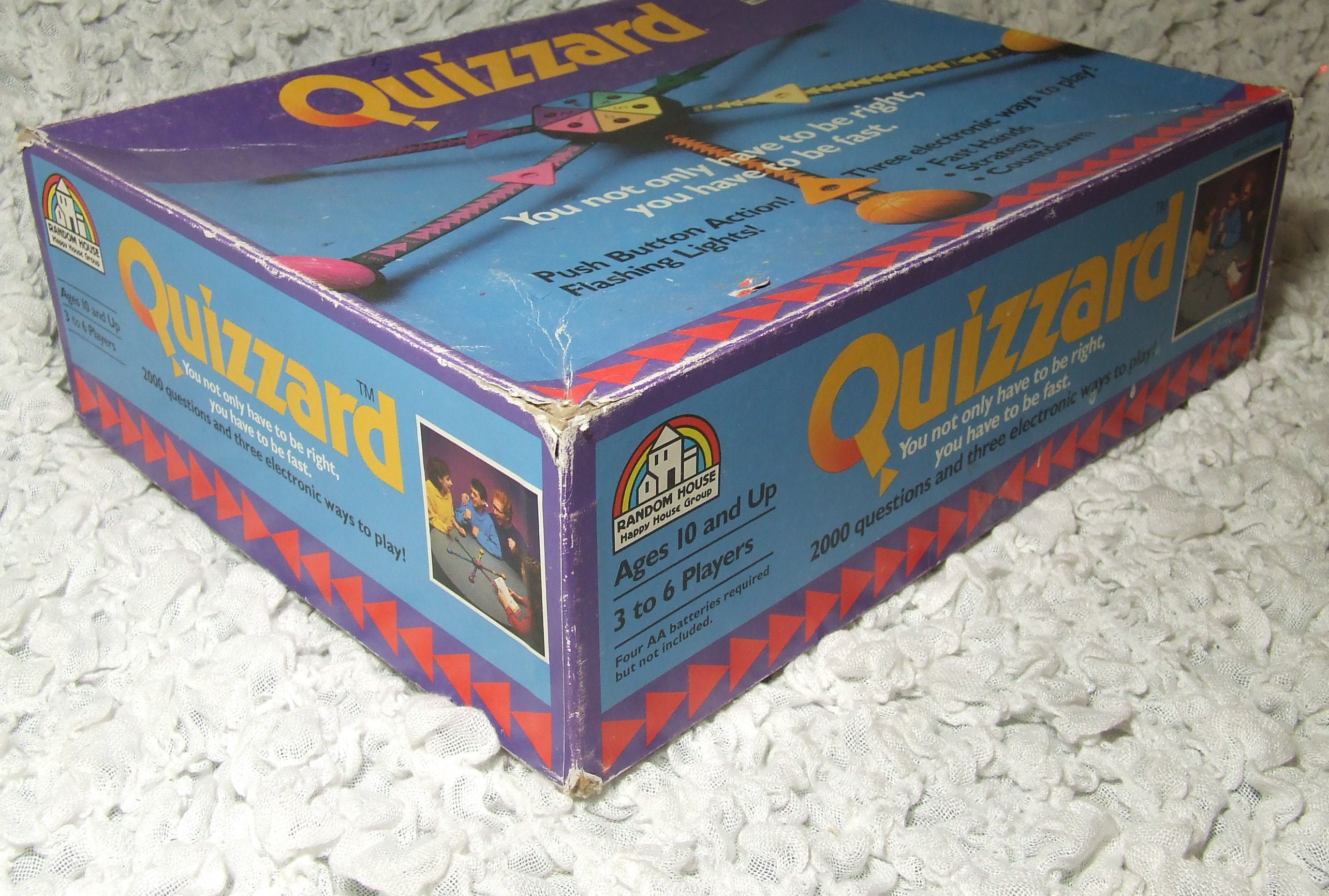 Vintage 1988 Quizzard Trivia Game With Electronic Buzzer by - Etsy