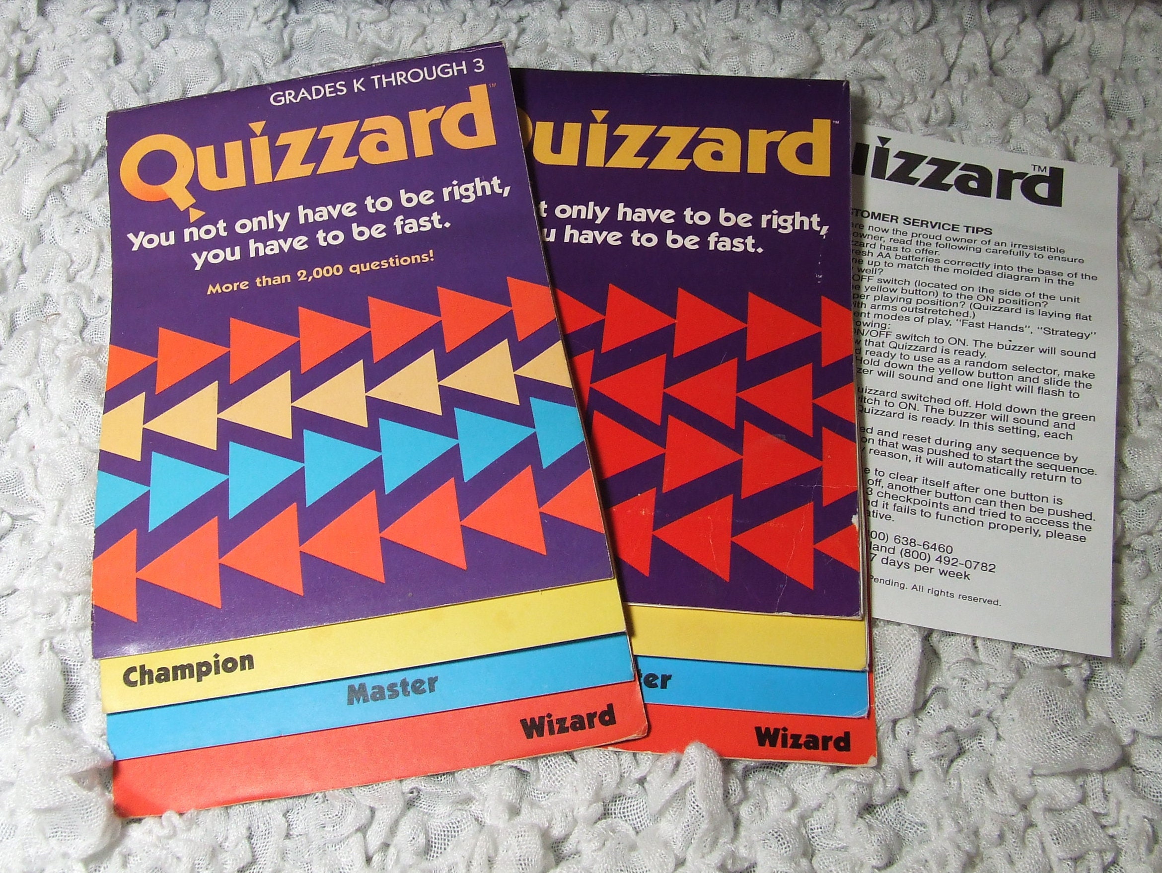 Vintage 1988 Quizzard Trivia Game With Electronic Buzzer by - Etsy