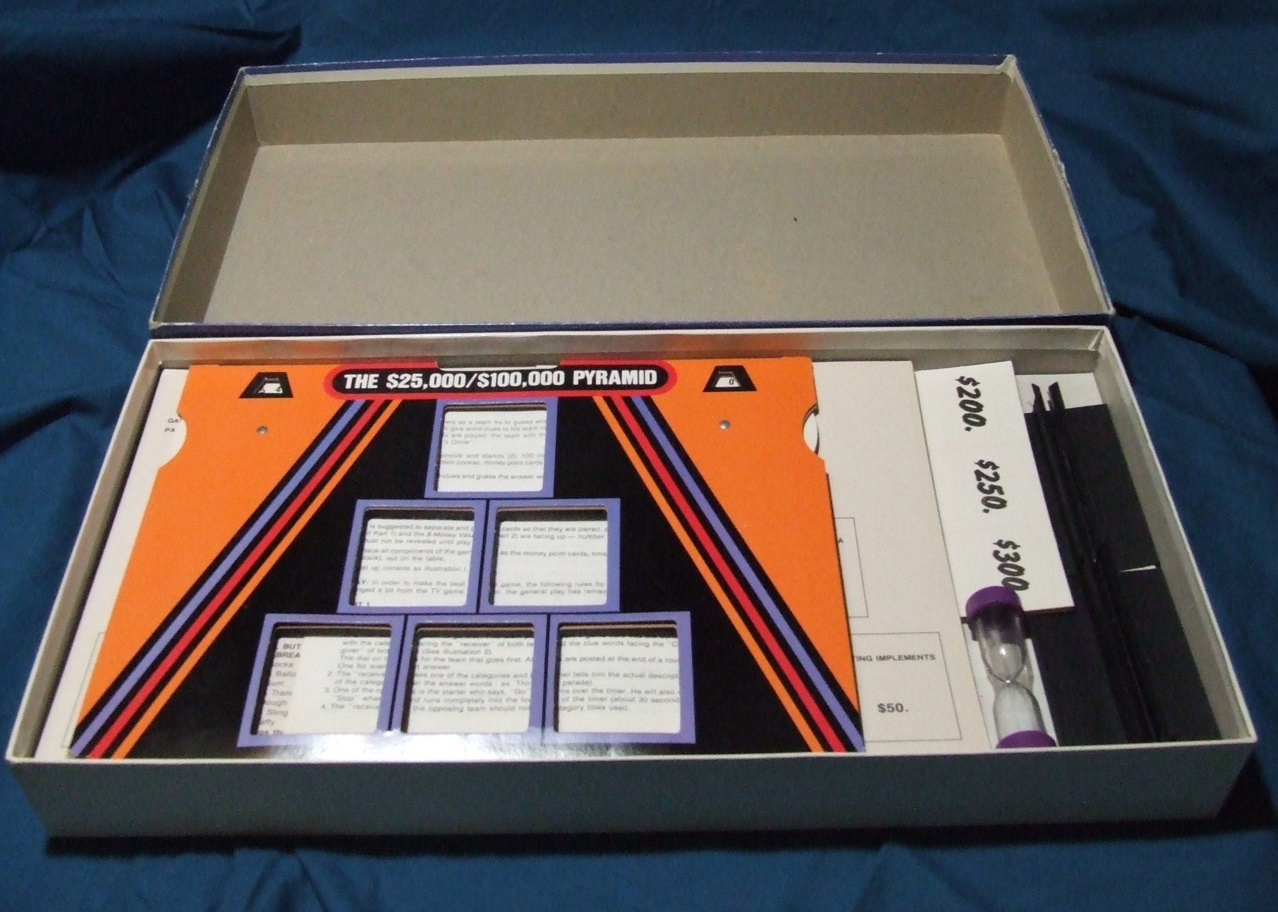 Vintage 1986 the 25,000 Pyramid Board Game by Cardinal 100% Complete ...
