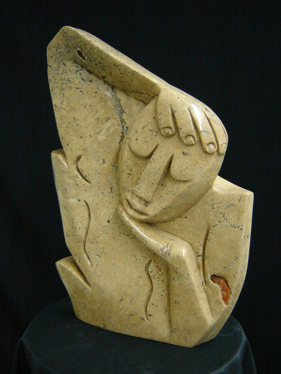 Sculpture – Hand Carved Stone – Art Statue - Etsy