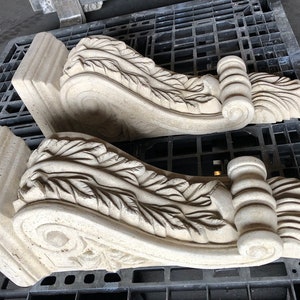 Cast Stone Corbels – Acanthus Corbel – Corbel Mantle Shelf Support ...