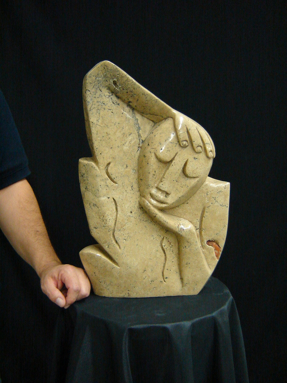 Sculpture – Hand Carved Stone – Art Statue - Etsy