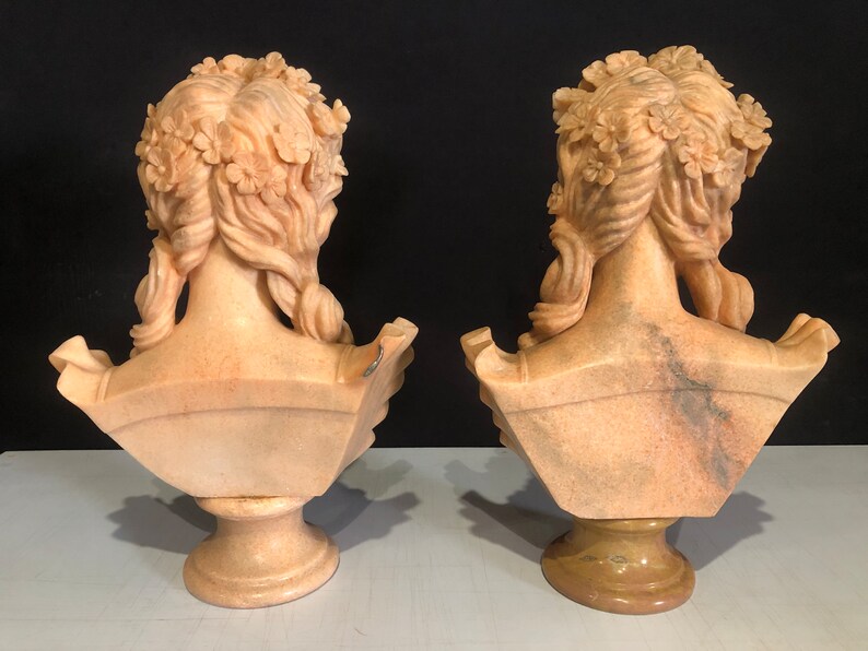 Marble Bust – Hand Carved Bust Sculpture – Woman Statue - Etsy