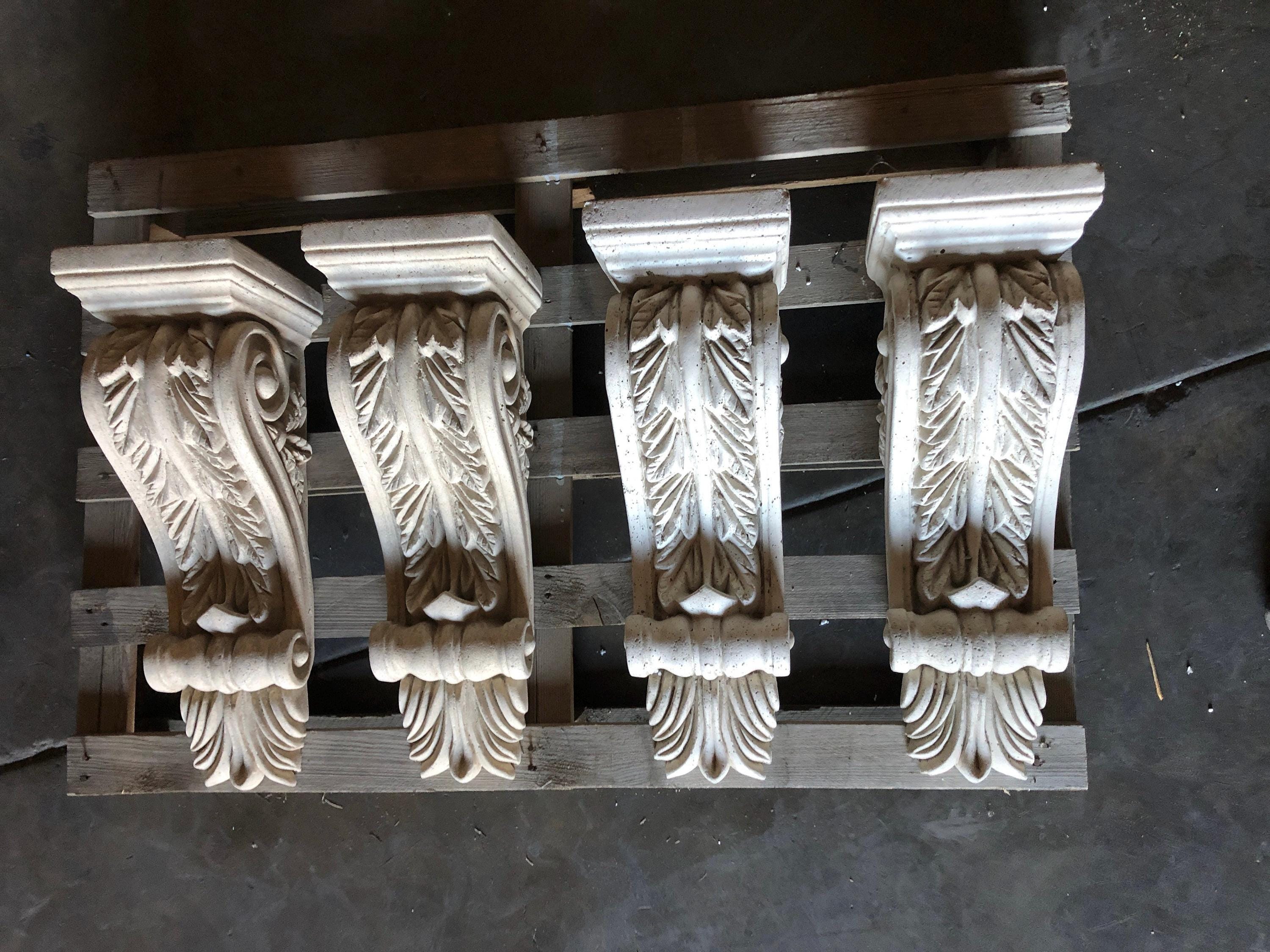 Cast Stone Corbels – Acanthus Corbel – Corbel Mantle Shelf Support ...