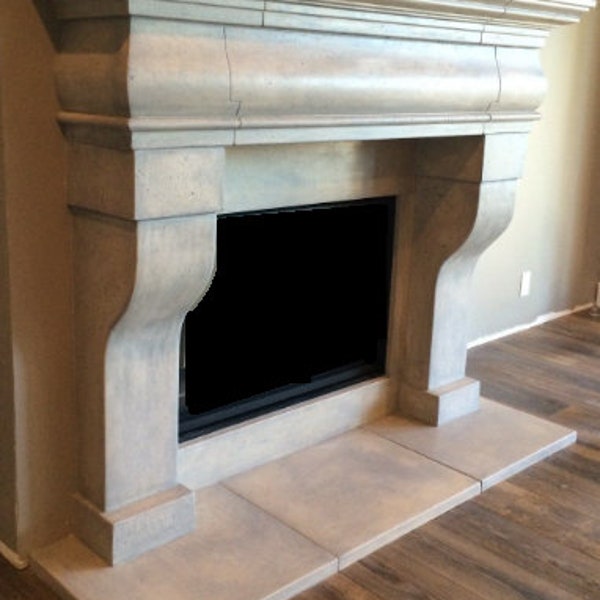 Cast Stone Fireplace Surround - Etsy