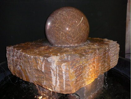 Fountain – Floating Sphere Fountain – Water Element Feature - Etsy