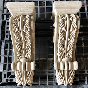 Mantle Shelf –rustic Mantel With Corbels – Cast Stone Made to Look Old ...