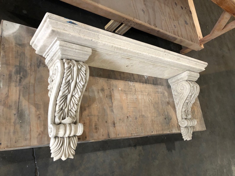 Cast Stone Corbels Acanthus Corbel Corbel Mantle Shelf Support Architectural Element - Etsy