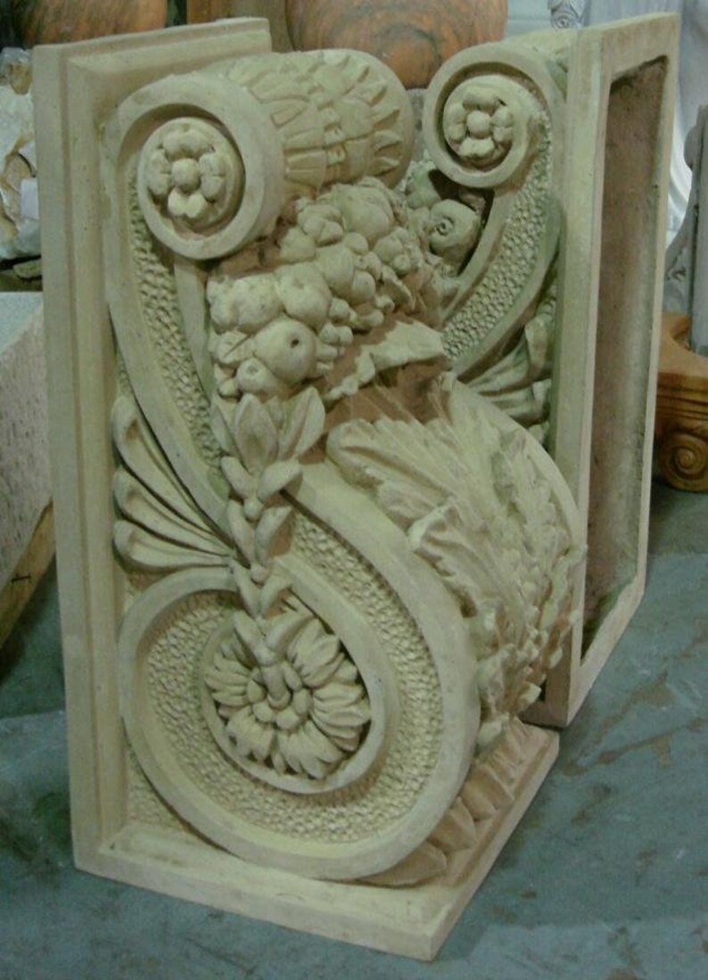 LARGE Stone Corbels – Cast Stone Corbel – MASSIVE GFRC Corbel - Etsy