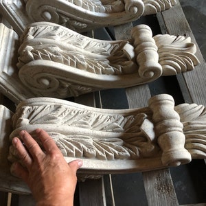 Cast Stone Corbels – Acanthus Corbel – Corbel Mantle Shelf Support ...