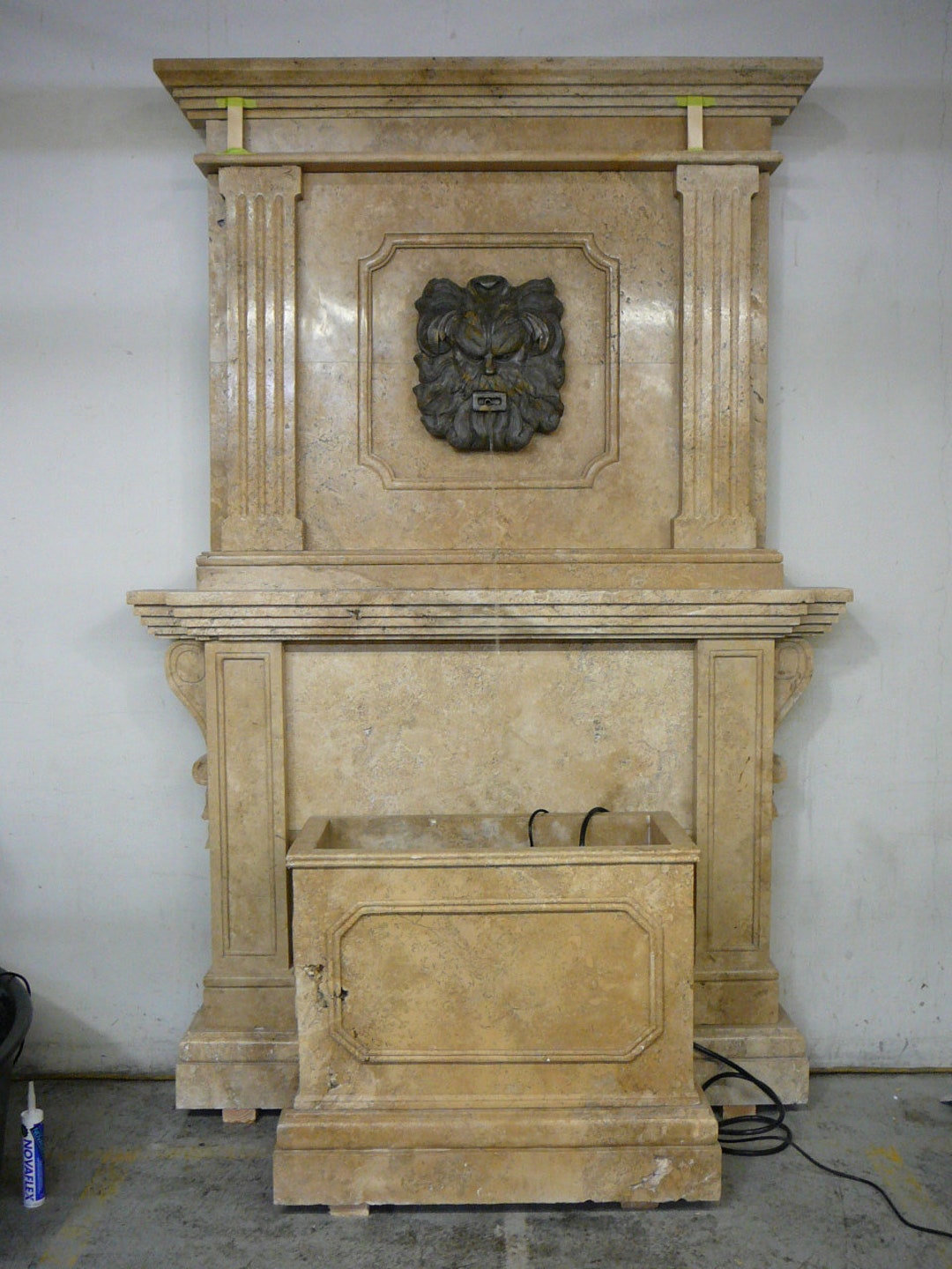 Wall Fountain – Very Large Grand Wall Fountain – Old World Design ...