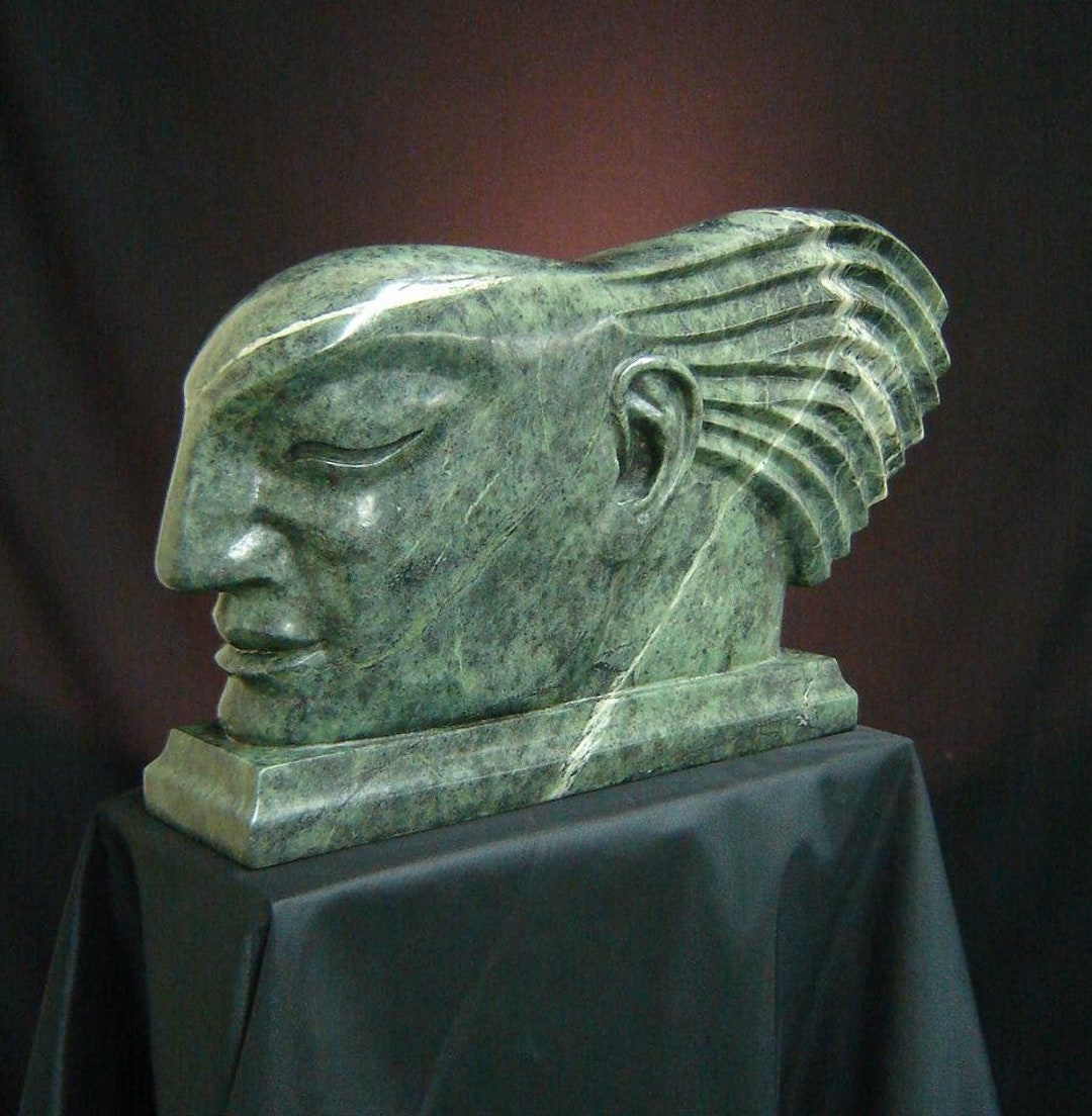 Sculpture – Hand Carved Stone – Art Statue – Contemporary - Etsy