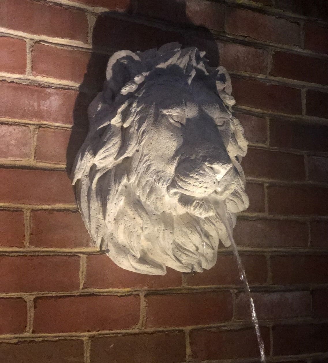 Lion Head Sculpture| Cast Stone Water Feature| Lion Fountain Face Pool ...