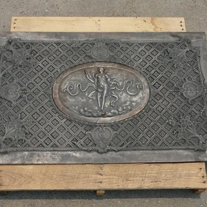Cast Iron Fireback Plate - Etsy