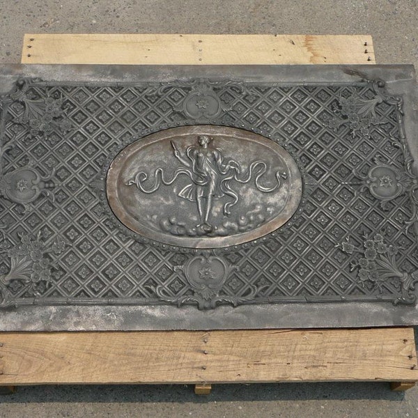 Fireplace Cast Iron Back - Etsy