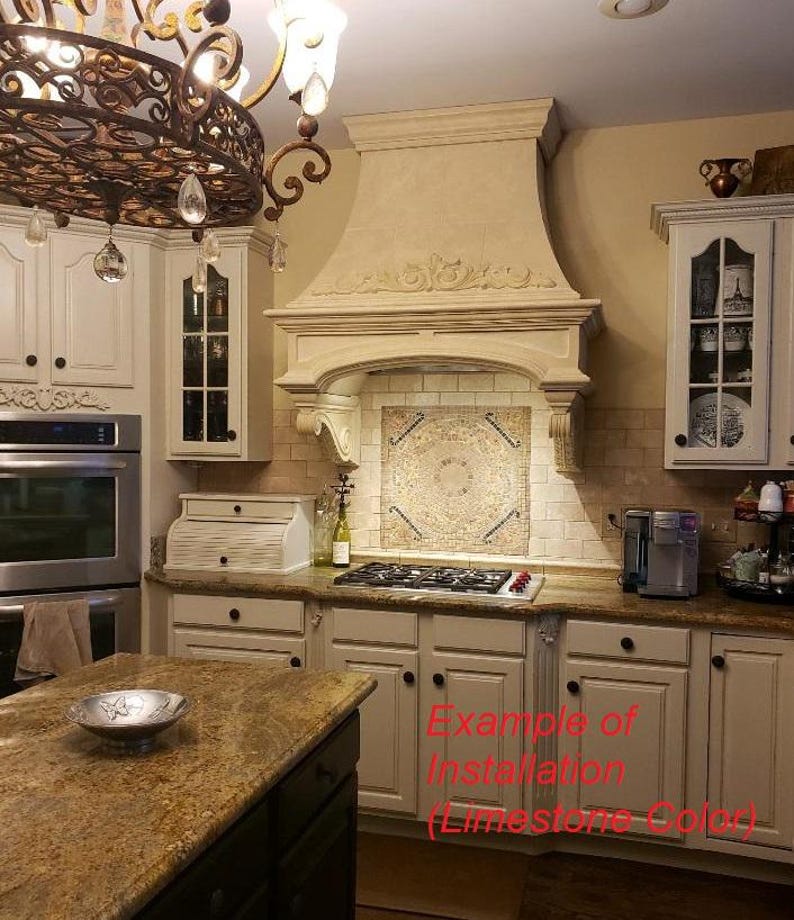 Kitchen Hood Surround - Custom Range Hood - Exhaust Liner Surround - Etsy