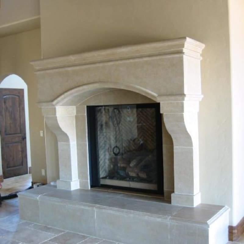 Cast Stone Fireplace - Etsy