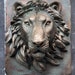 Bronze Lion Mask Fountain - Cast Stone Water Feature - Lion Face ...