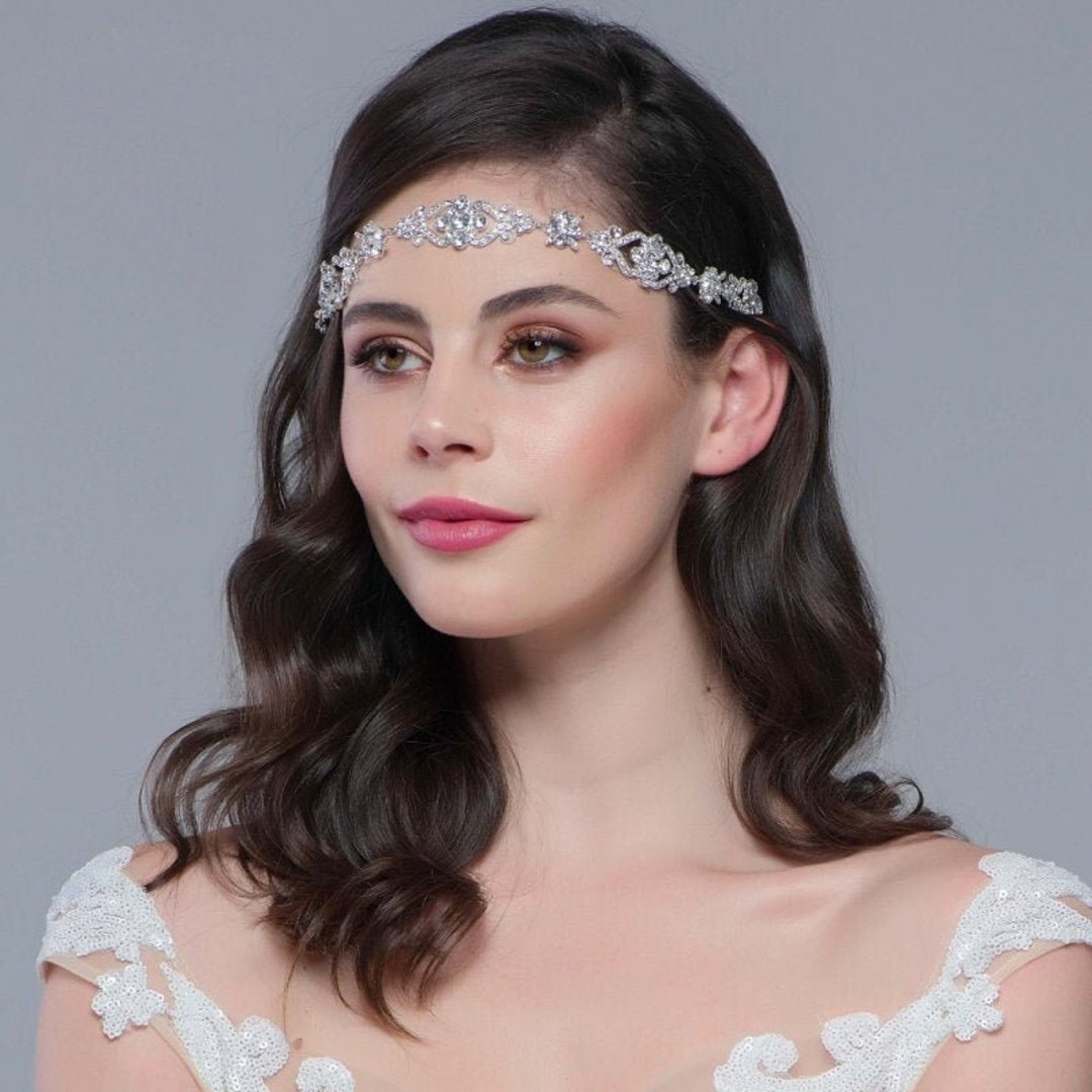 Starlet Glam Brow Band Bridal Hair Bridal Accessories Head - Etsy