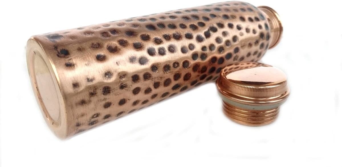 Pure Copper Hammered Water Storage Tank Brown Pot 4 Liter - Etsy