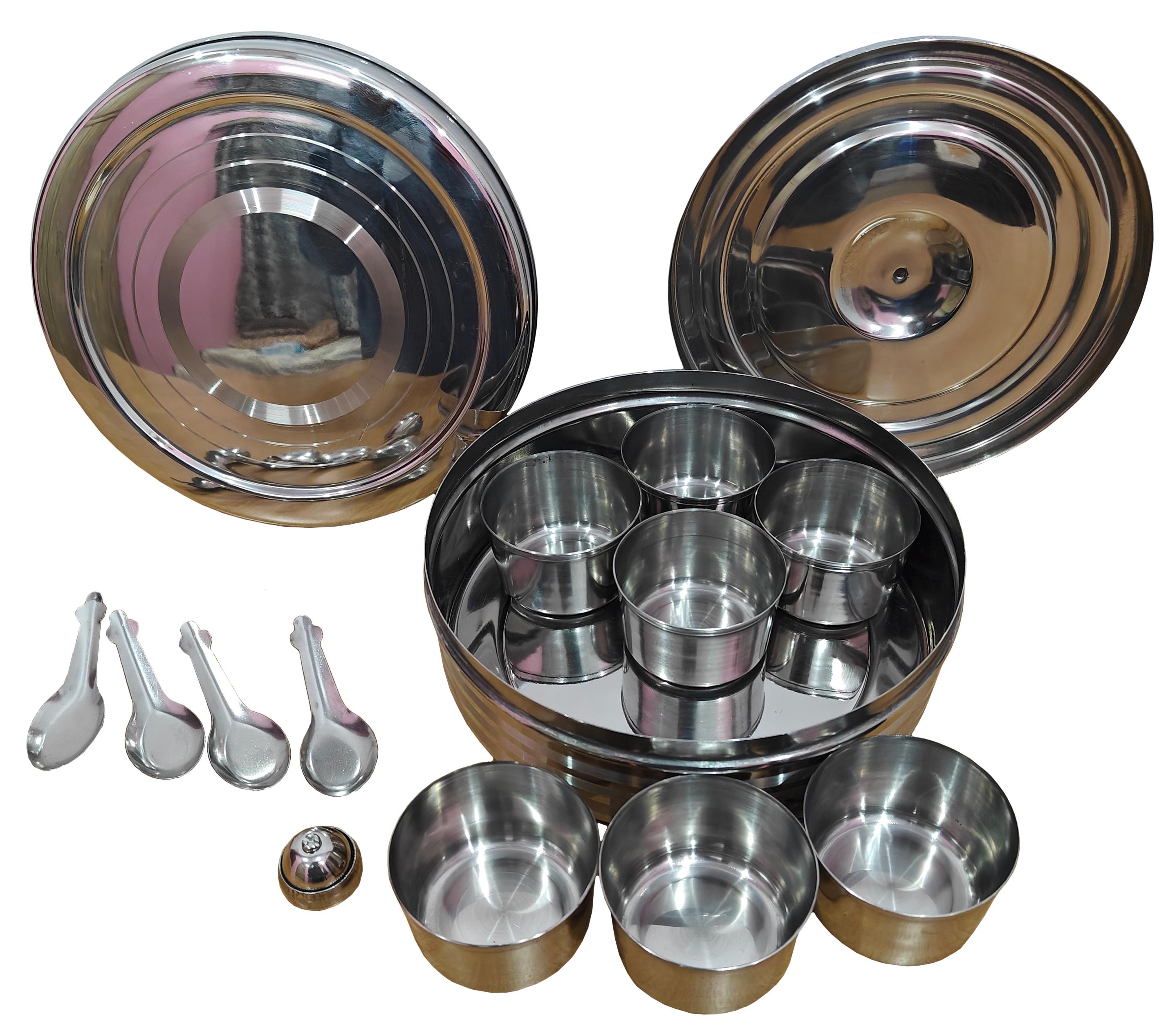 Stainless Steel Masala Dabba Indian Spice Box With 7 Cups, 4 Spoons - Etsy