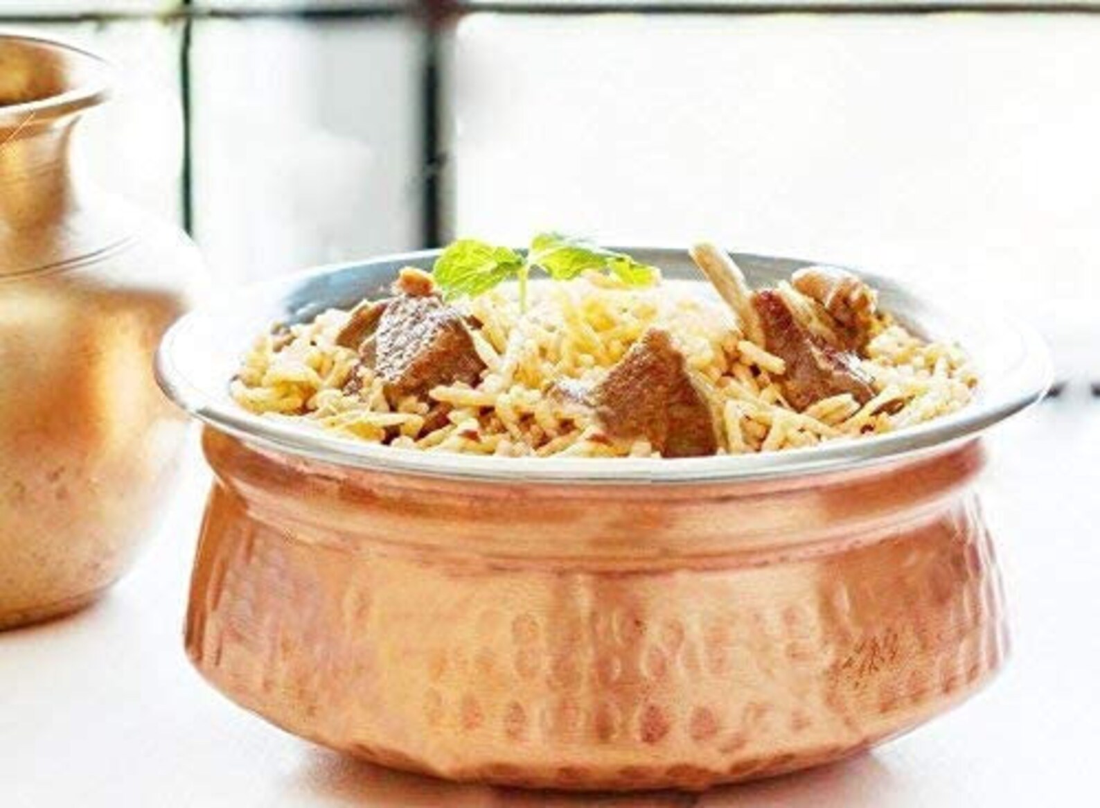 Indian Tableware Vegetable Service Bowl for Indian Food, Diameter 6 ...