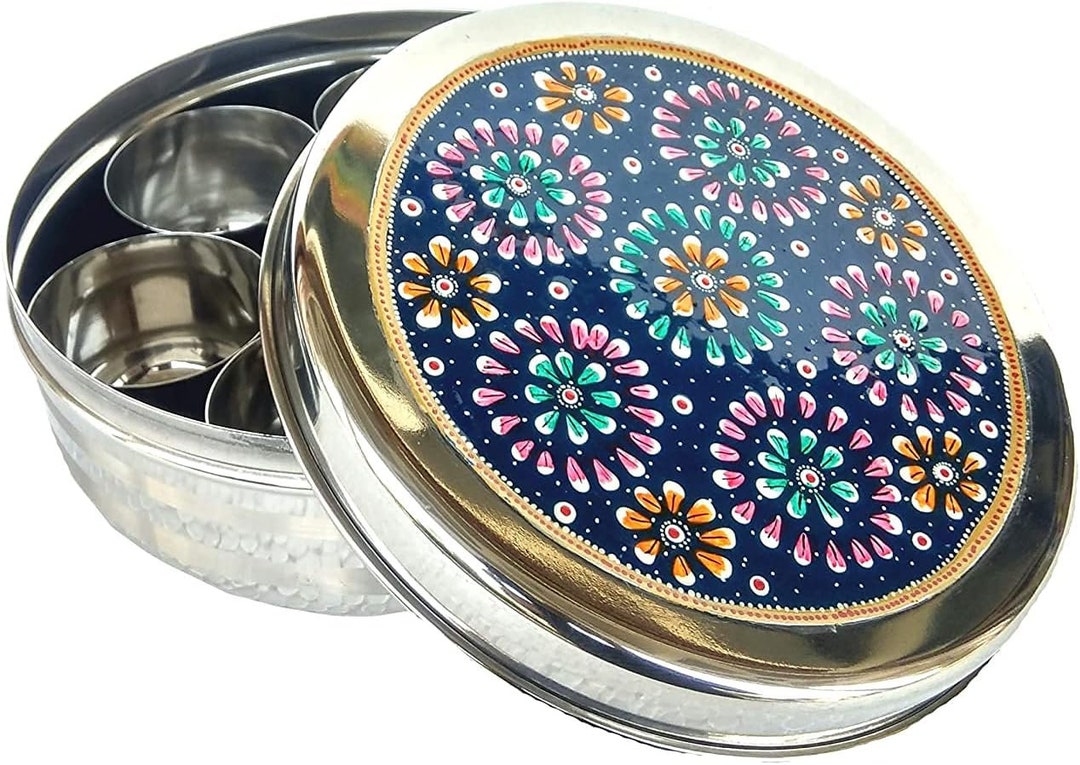 Craft N Copper Stainless Steel Spice Box Masala Dabba Spice - Etsy