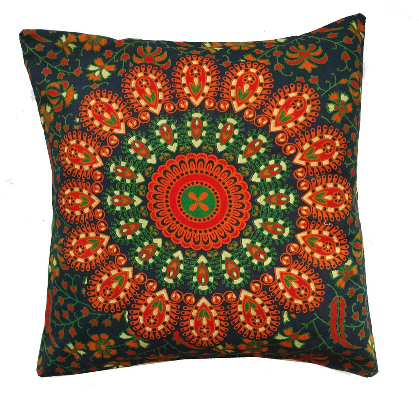 Set of 5 Multi coloured Mandala cushion cover - Etsy España