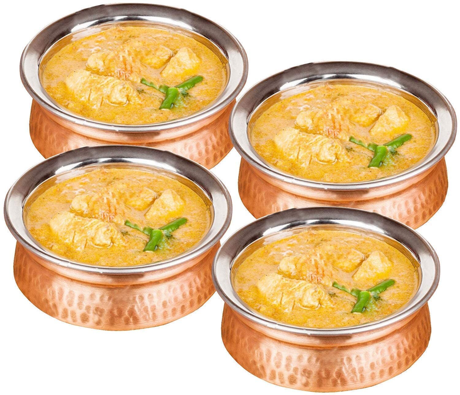 Indian Tableware Vegetable Service Bowl for Indian Food, Diameter 6 ...