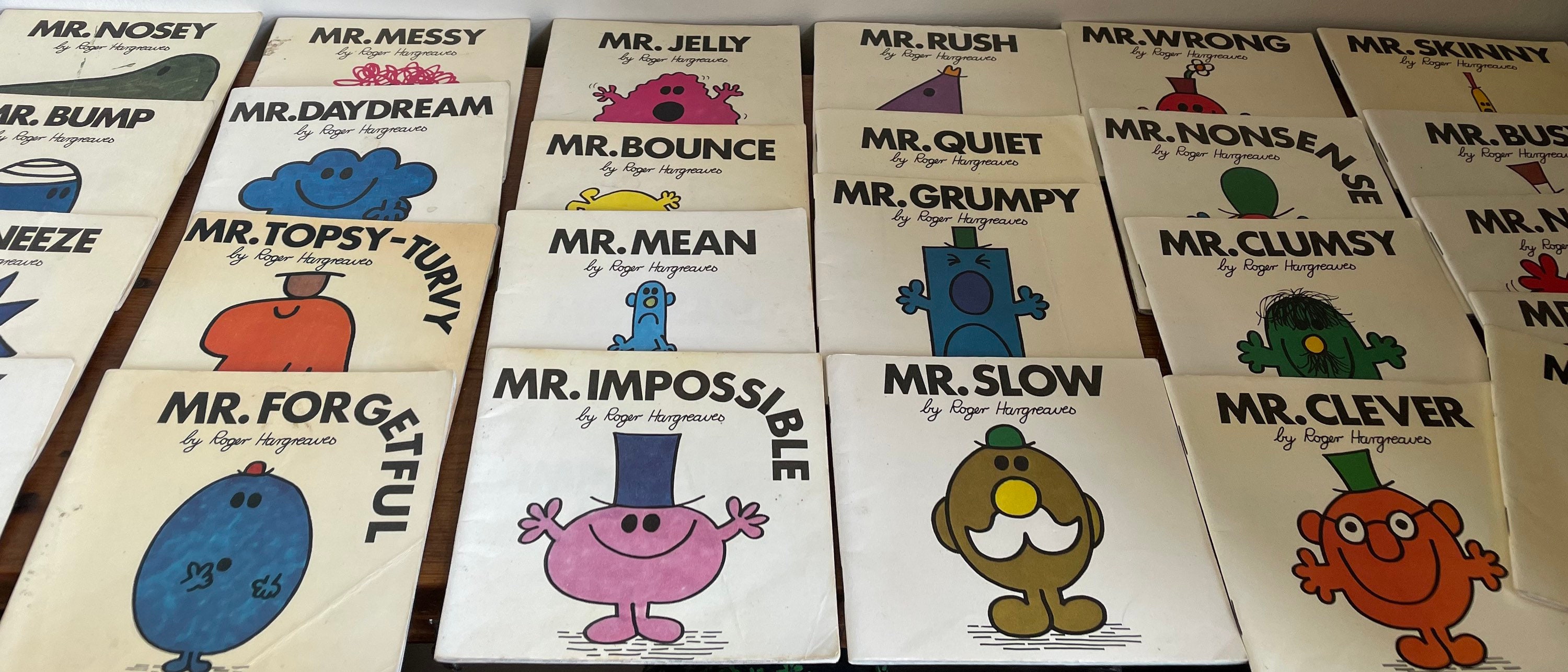 Roger Hargreaves’s Mr Men Books Vintage 1971-1978 Collection of 25 ...