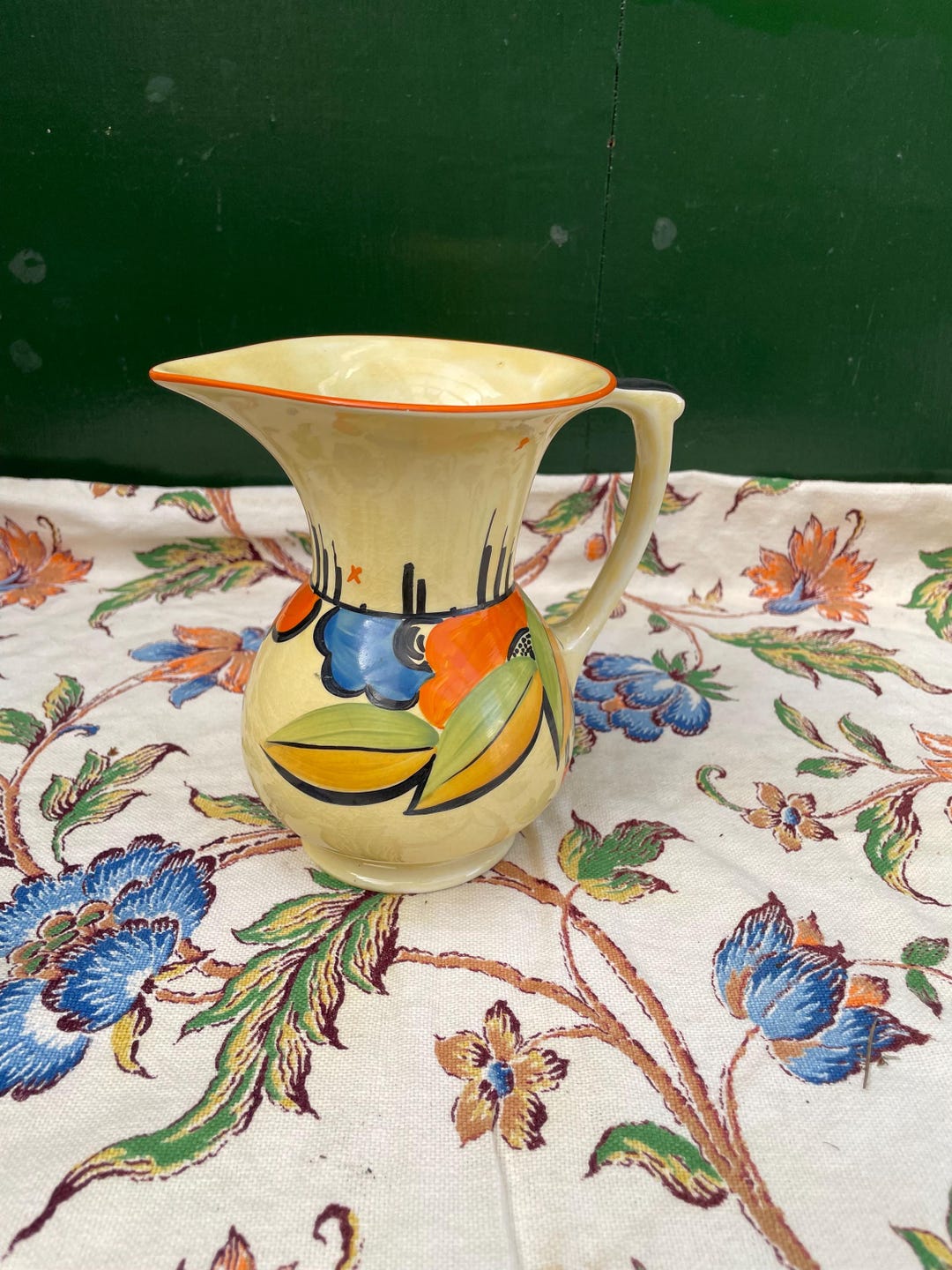 1930 Art Deco Period Beswick of England Hand Painted Pitcher Jug - Etsy