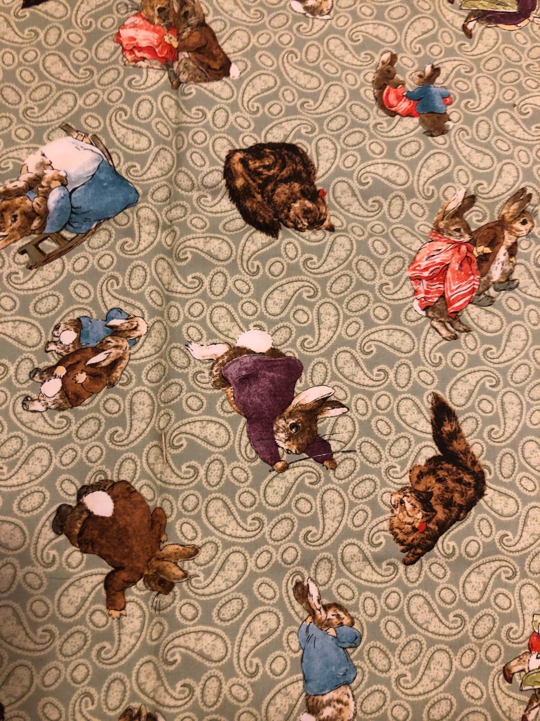 Beatrix Potter Peter conejo Benjamin conejito acolchar tesoros - Etsy ...