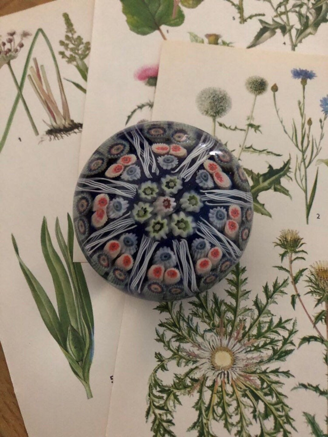 Vasart Strathearn Millefiori Paperweight Cane Latticino - Etsy