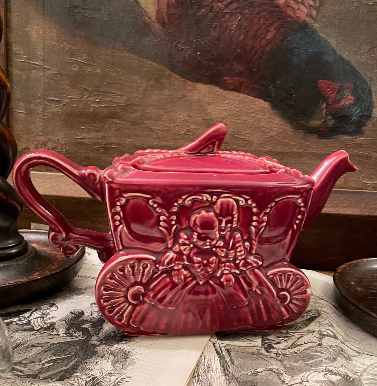 Cinderella Fairytale Teapot Ellgreave Pottery Burslem England - Etsy