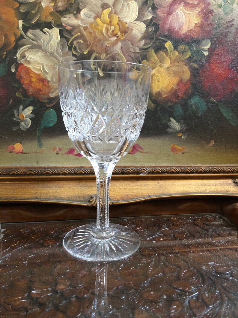 Vintage Thomas Webb Tudor England Signed Crystal Wellington - Etsy