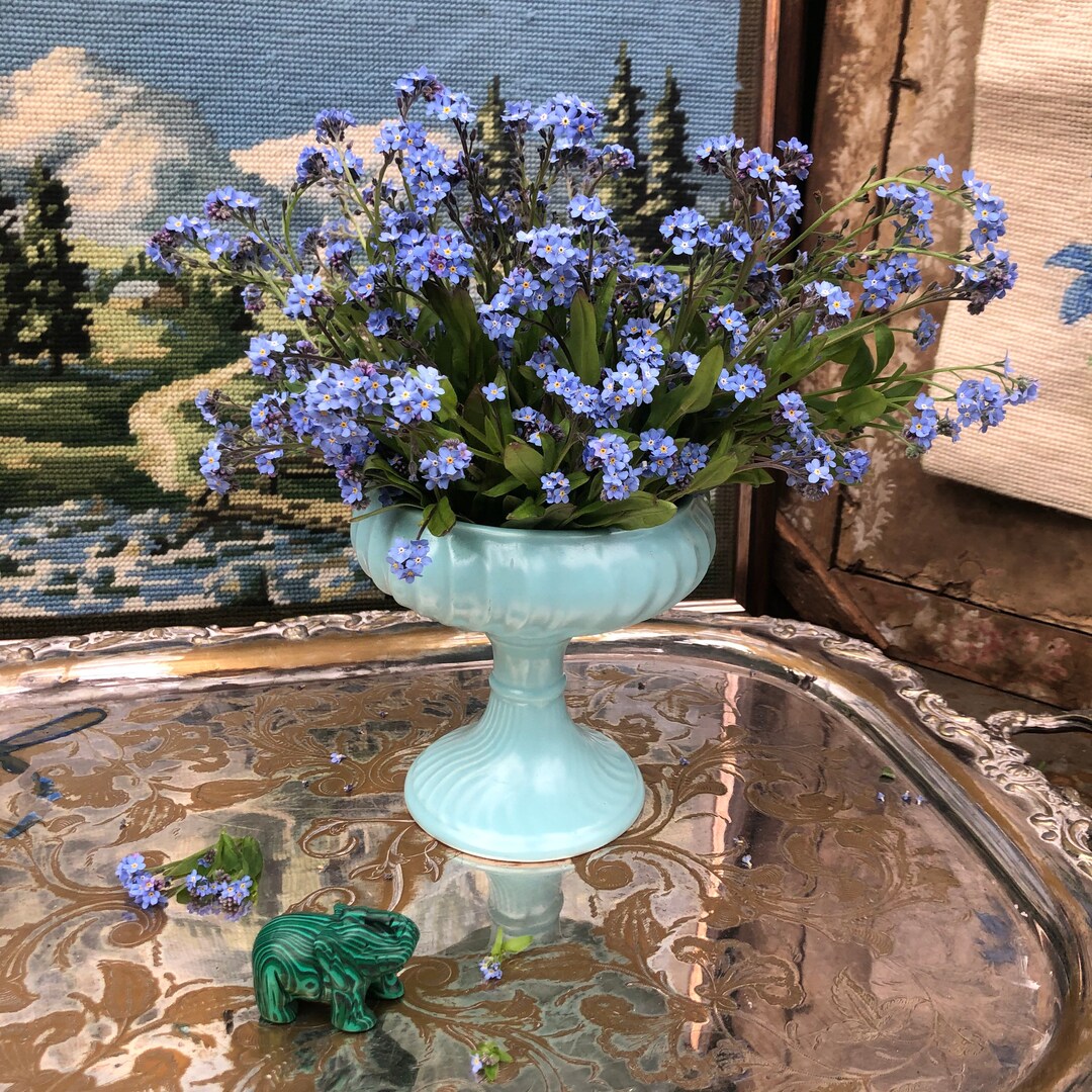 Gorgeous Blue Dartmouth Devon Pottery Ceramic Twist Compote - Etsy