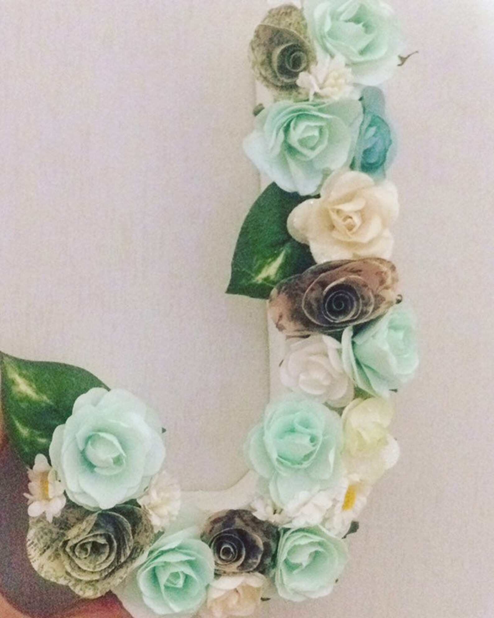 FLORAL LETTER Flowery Letter | Etsy