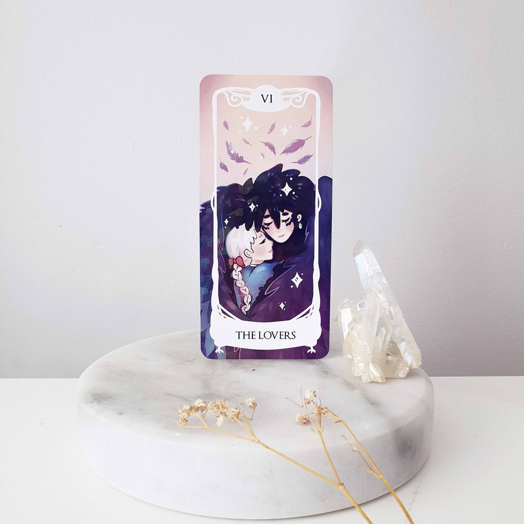 Two Lovers Embrace the Lovers Tarot Card HOLOGRAPHIC PRISM Bookmark ...